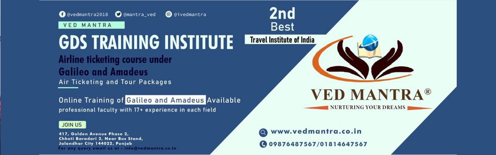 Best Travel Institute of India | GDS Training Institute Jalandhar